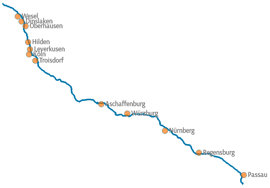 Wo verläuft die Autobahn 3? Verkehrsmeldungen, Baustellen, Unfälle A3