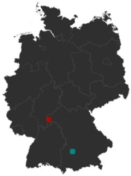 Von Kleinwallstadt nach Augsburg - Route berechnen