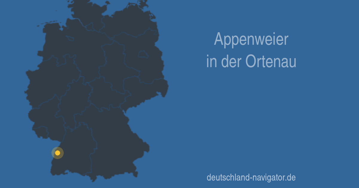 Appenweier in der Ortenau (Baden-Württemberg) - Stadtplan, Routenplaner ...