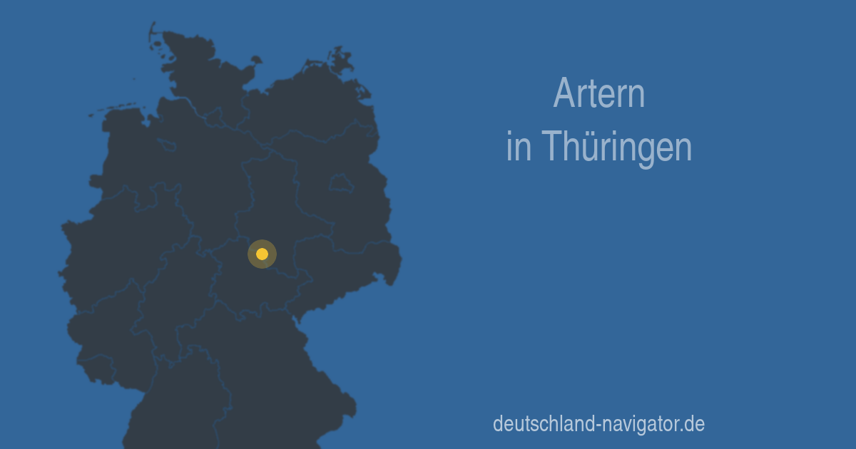 Artern in Thüringen - Karte, Infos und Wissenswertes über Artern