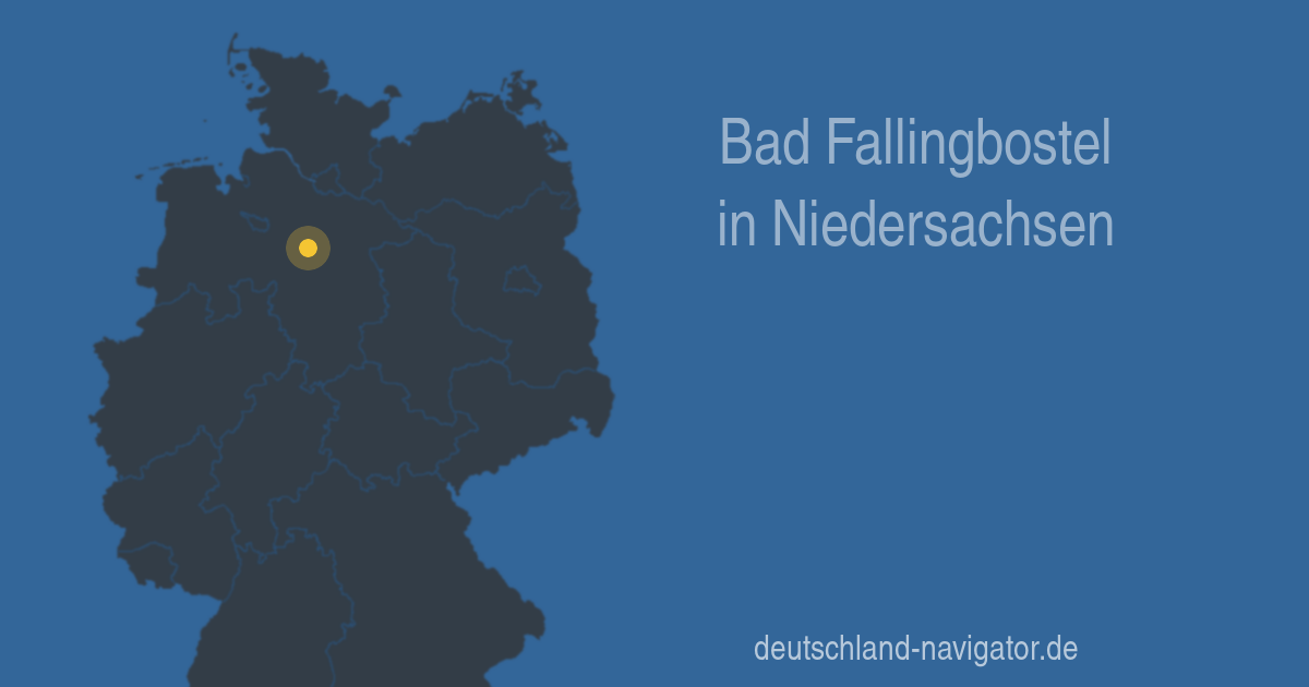 Bad Fallingbostel in Niedersachsen - Karte, Infos und Wissenswertes ...