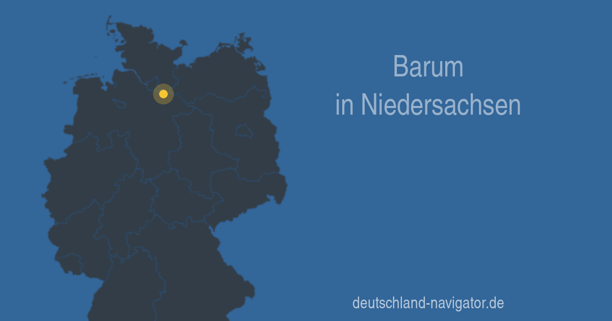 Barum in Niedersachsen - Karte, Infos und Wissenswertes über Barum