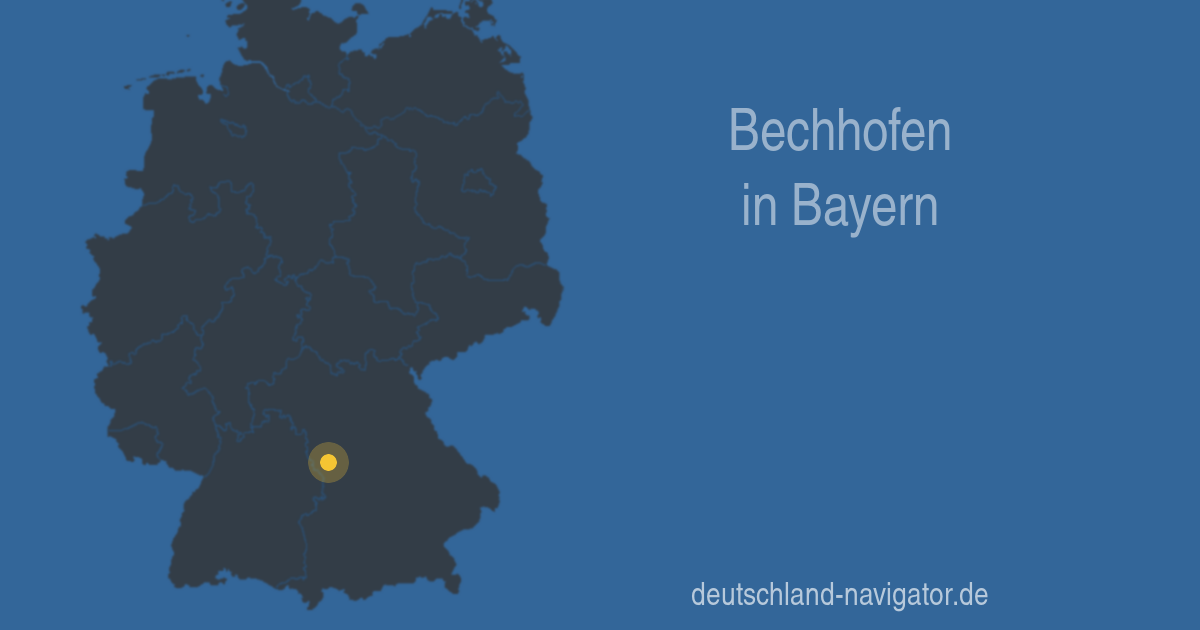 Bechhofen in Bayern - Karte, Infos und Wissenswertes über Bechhofen