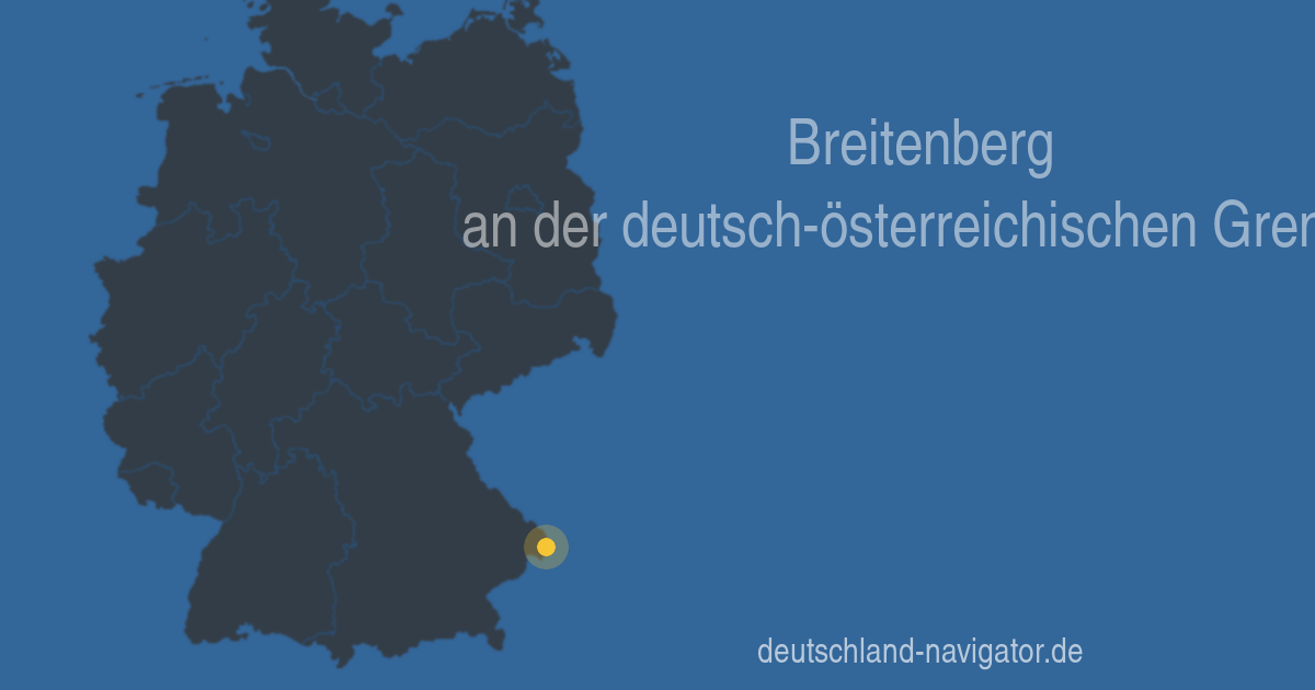 Breitenberg an der deutsch-österreichischen Grenze (Bayern) - Stadtplan ...
