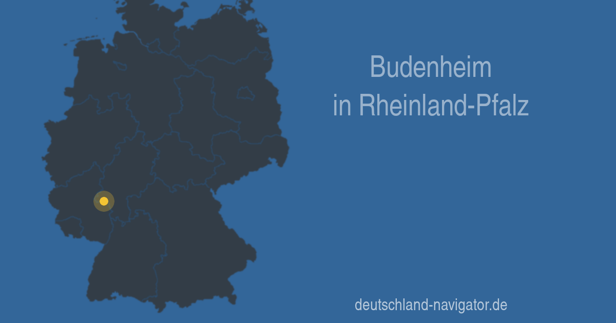 Budenheim in Rheinland-Pfalz - Karte, Infos und Wissenswertes über ...