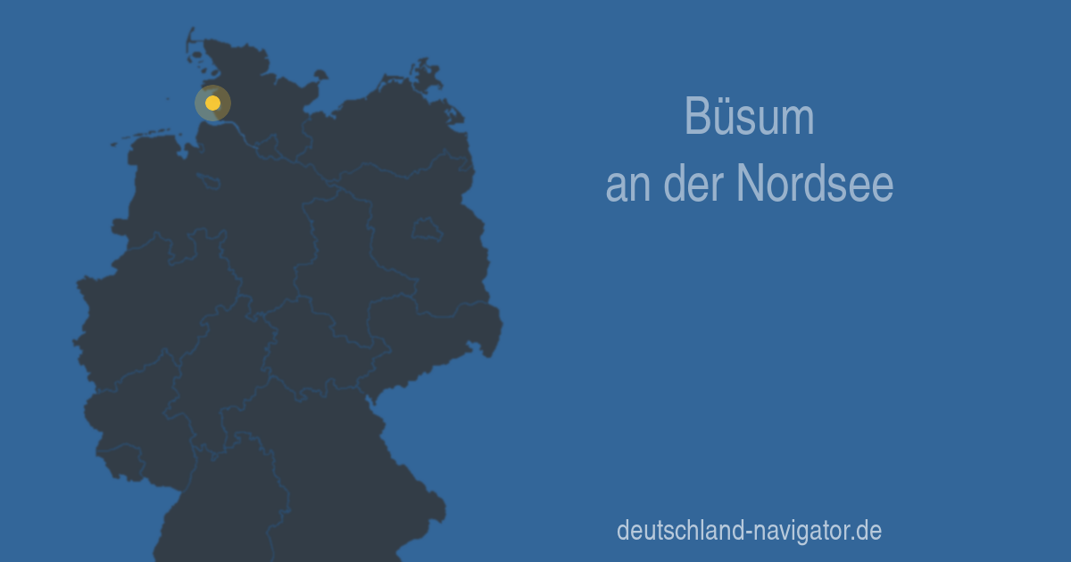Büsum an der Nordsee (Schleswig-Holstein) - Stadtplan, Routenplaner und ...