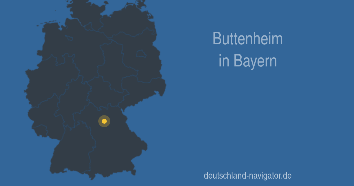 Buttenheim in Bayern - Karte, Infos und Wissenswertes über Buttenheim