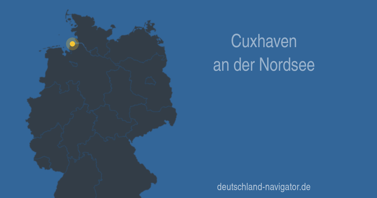 Cuxhaven an der Nordsee (Niedersachsen) - Stadtplan, Routenplaner und mehr