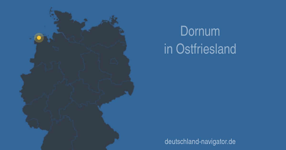 Dornum in Ostfriesland (Niedersachsen) - Stadtplan, Routenplaner und mehr