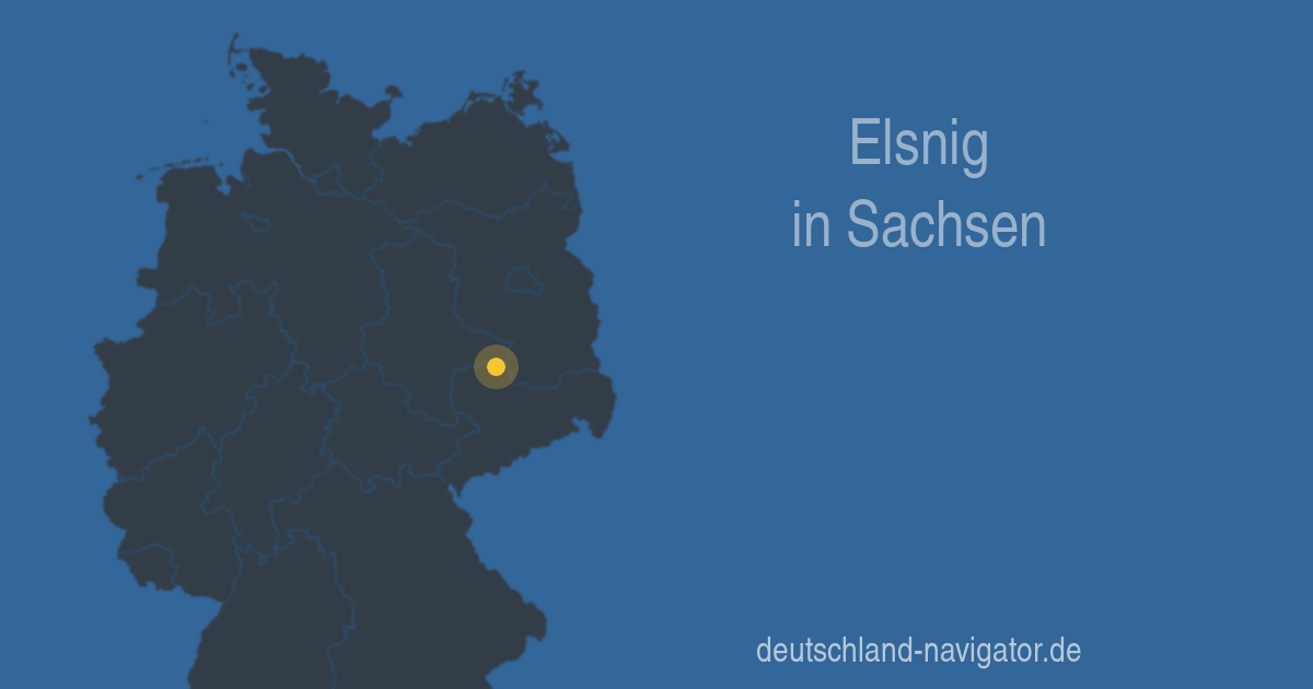 Elsnig in Sachsen - Karte, Infos und Wissenswertes über Elsnig