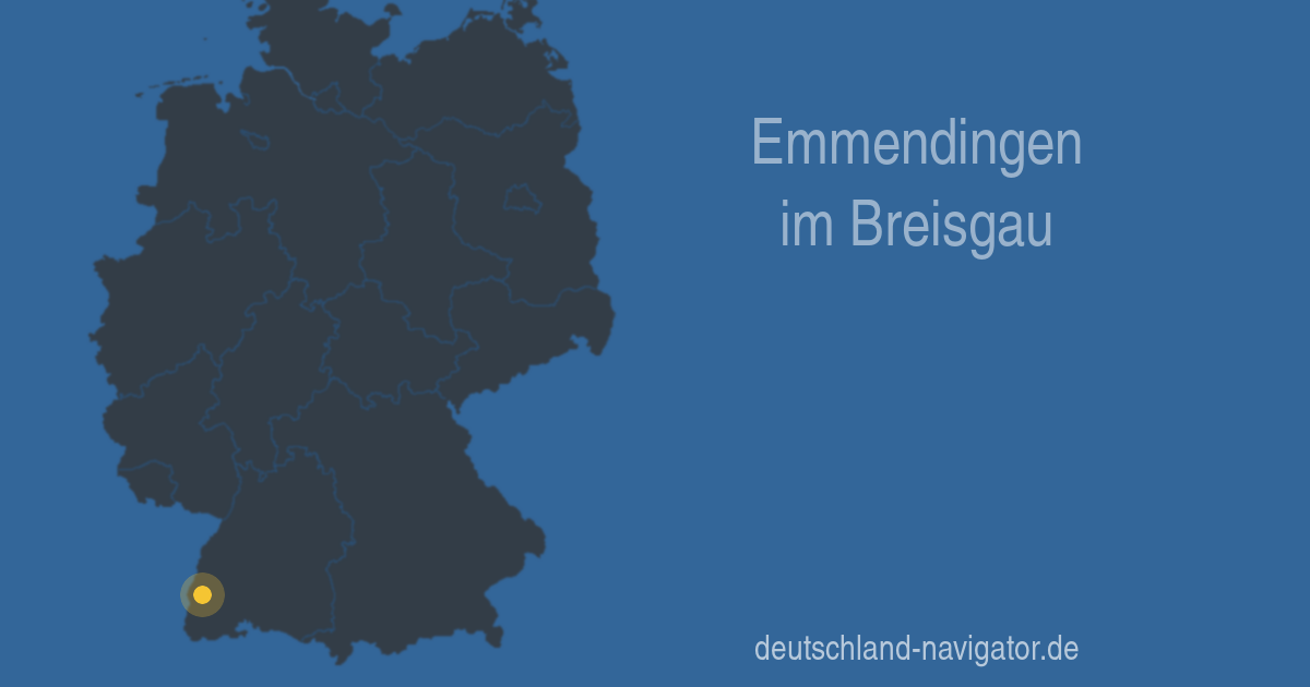 Emmendingen im Breisgau (Baden-Württemberg) - Stadtplan, Routenplaner ...
