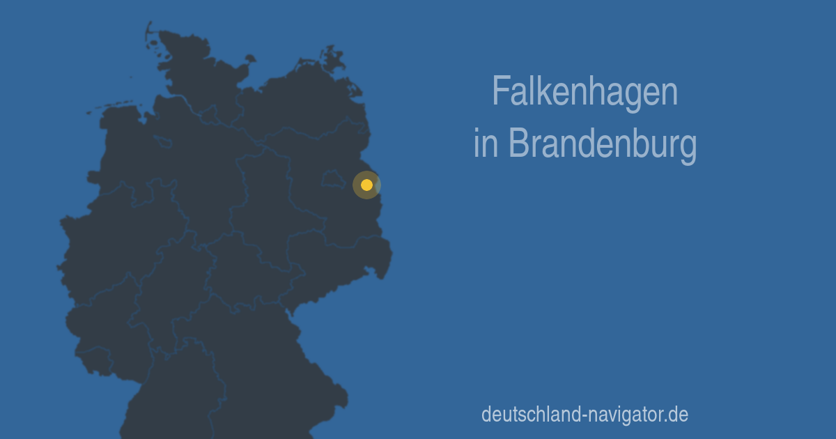 Falkenhagen in Brandenburg - Karte, Infos und Wissenswertes über ...
