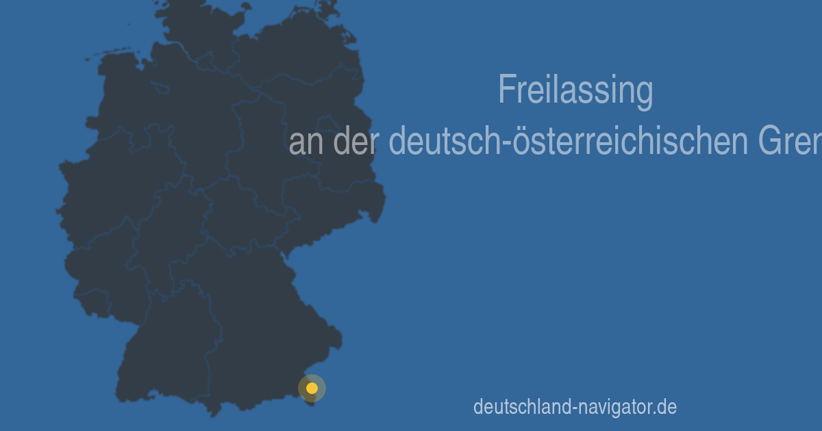 Freilassing an der deutsch-österreichischen Grenze (Bayern) - Stadtplan ...
