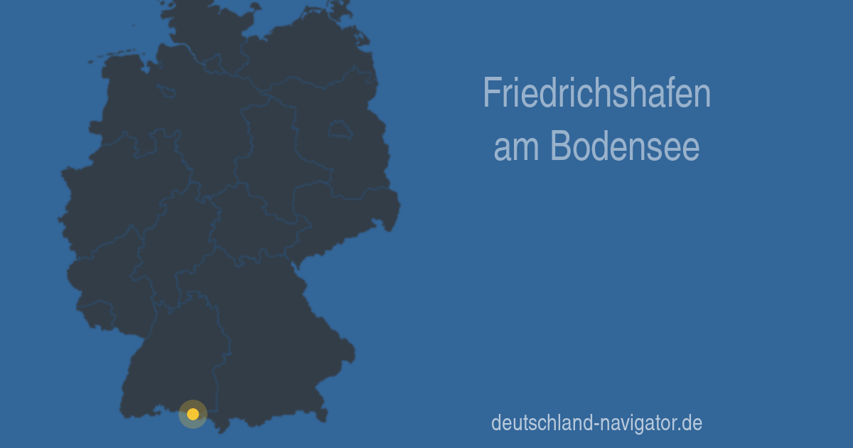 Friedrichshafen am Bodensee (Baden-Württemberg) - Stadtplan ...