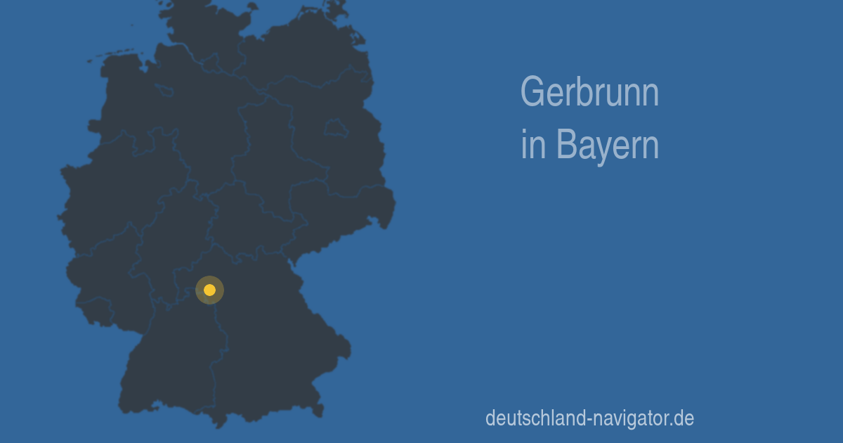 Gerbrunn in Bayern - Karte, Infos und Wissenswertes über Gerbrunn