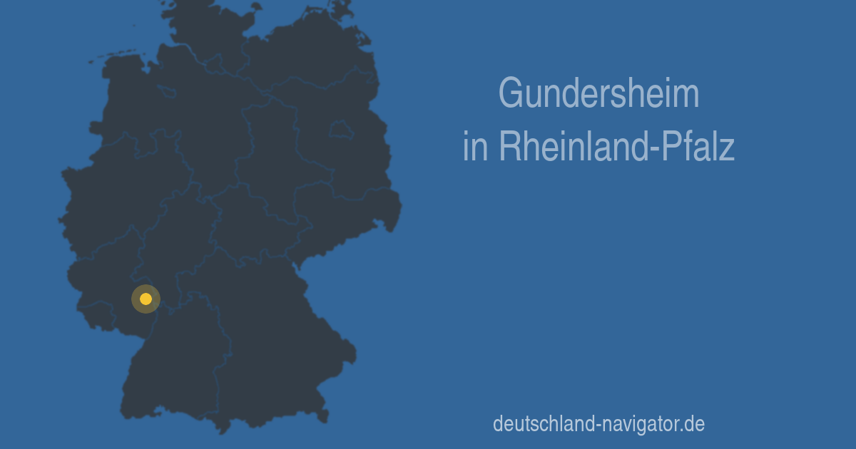 Gundersheim in Rheinland-Pfalz - Karte, Infos und Wissenswertes über ...