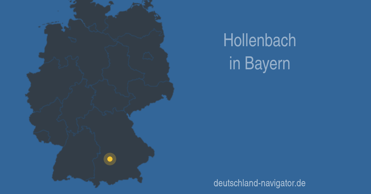 Hollenbach in Bayern - Karte, Infos und Wissenswertes über Hollenbach