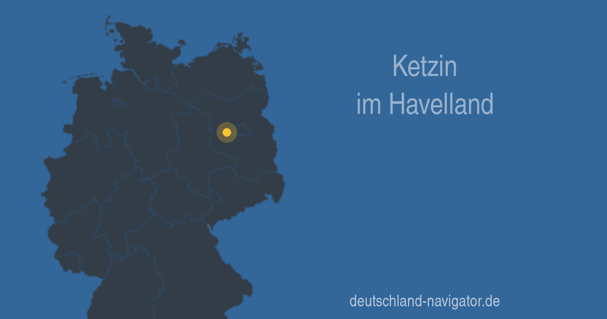 Ketzin im Havelland (Brandenburg) - Stadtplan, Routenplaner und mehr
