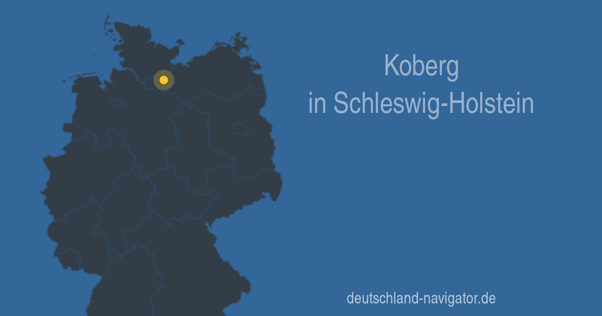 Koberg in Schleswig-Holstein - Karte, Infos und Wissenswertes über Koberg