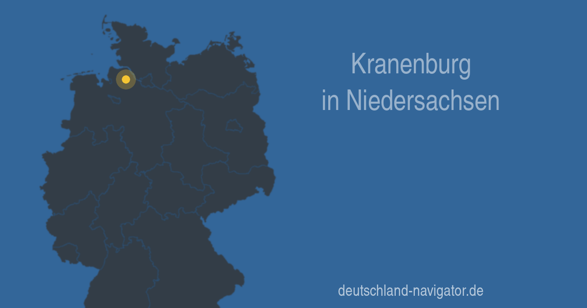 Kranenburg in Niedersachsen - Karte, Infos und Wissenswertes über ...