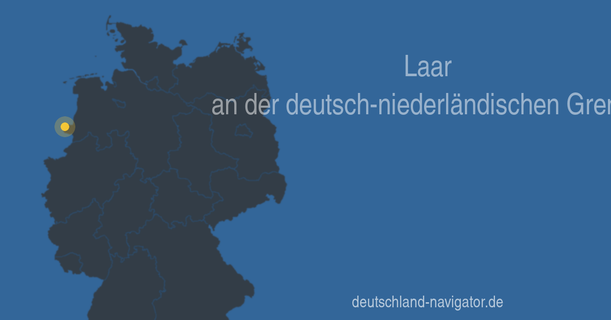 Laar an der deutsch-niederländischen Grenze (Niedersachsen) - Stadtplan ...