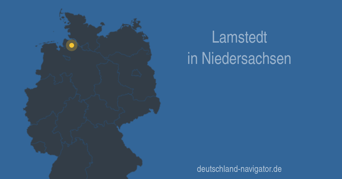 Lamstedt in Niedersachsen - Karte, Infos und Wissenswertes über Lamstedt