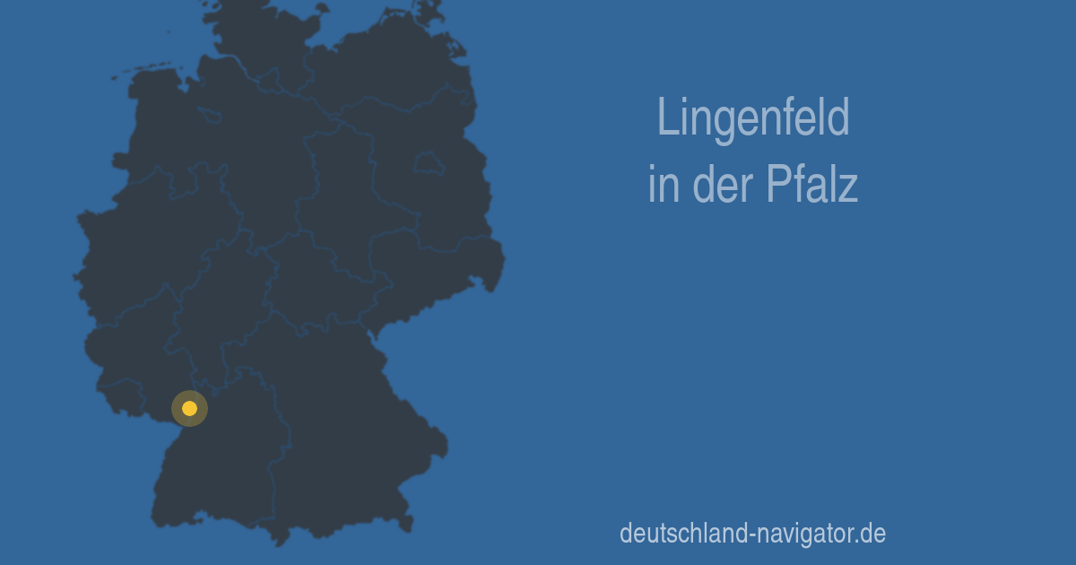 Lingenfeld in der Pfalz (Rheinland-Pfalz) - Stadtplan, Routenplaner und ...