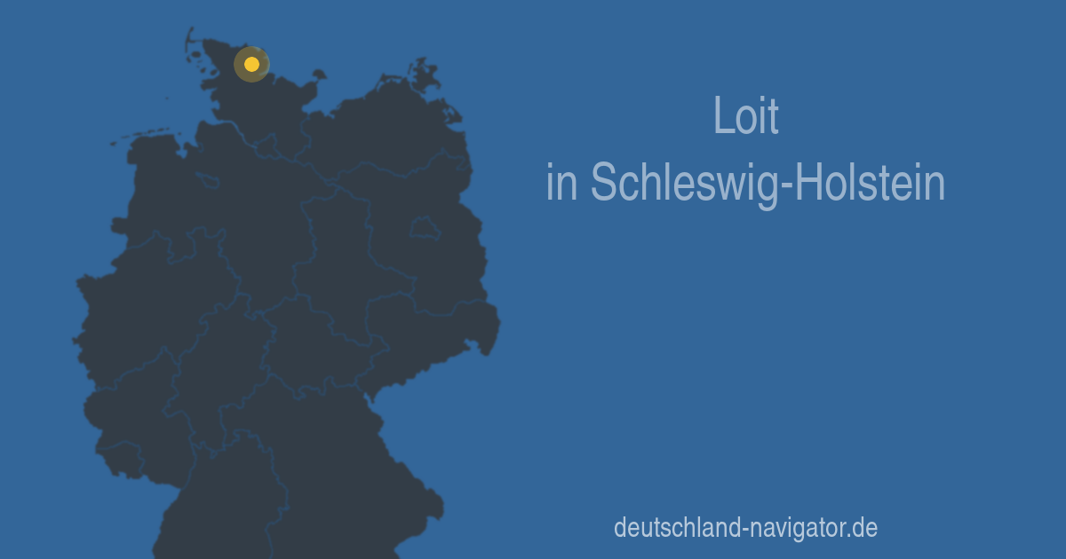 Loit in Schleswig-Holstein - Karte, Infos und Wissenswertes über Loit