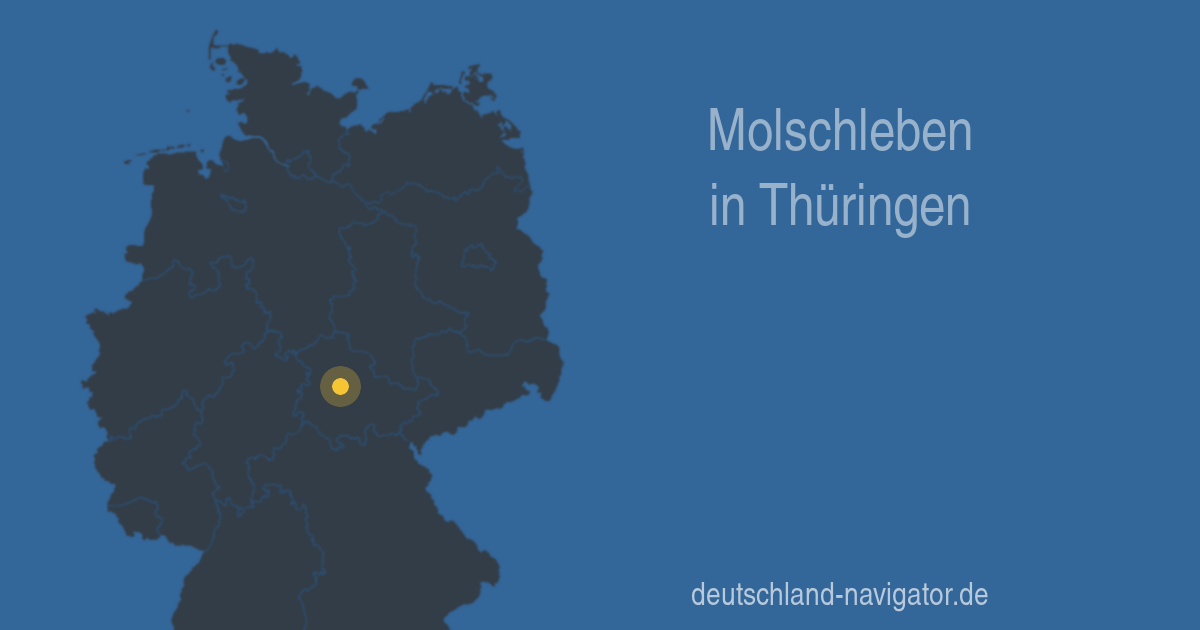 Molschleben in Thüringen - Karte, Infos und Wissenswertes über Molschleben