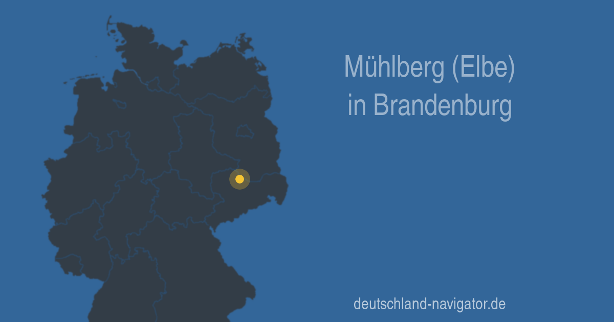 Mühlberg (Elbe) in Brandenburg - Karte, Infos und Wissenswertes über ...