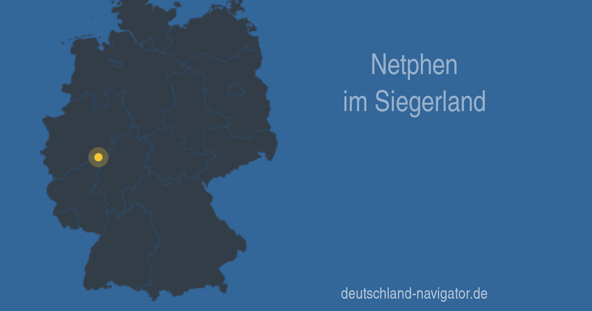 Netphen im Siegerland (Nordrhein-Westfalen) - Stadtplan, Routenplaner ...