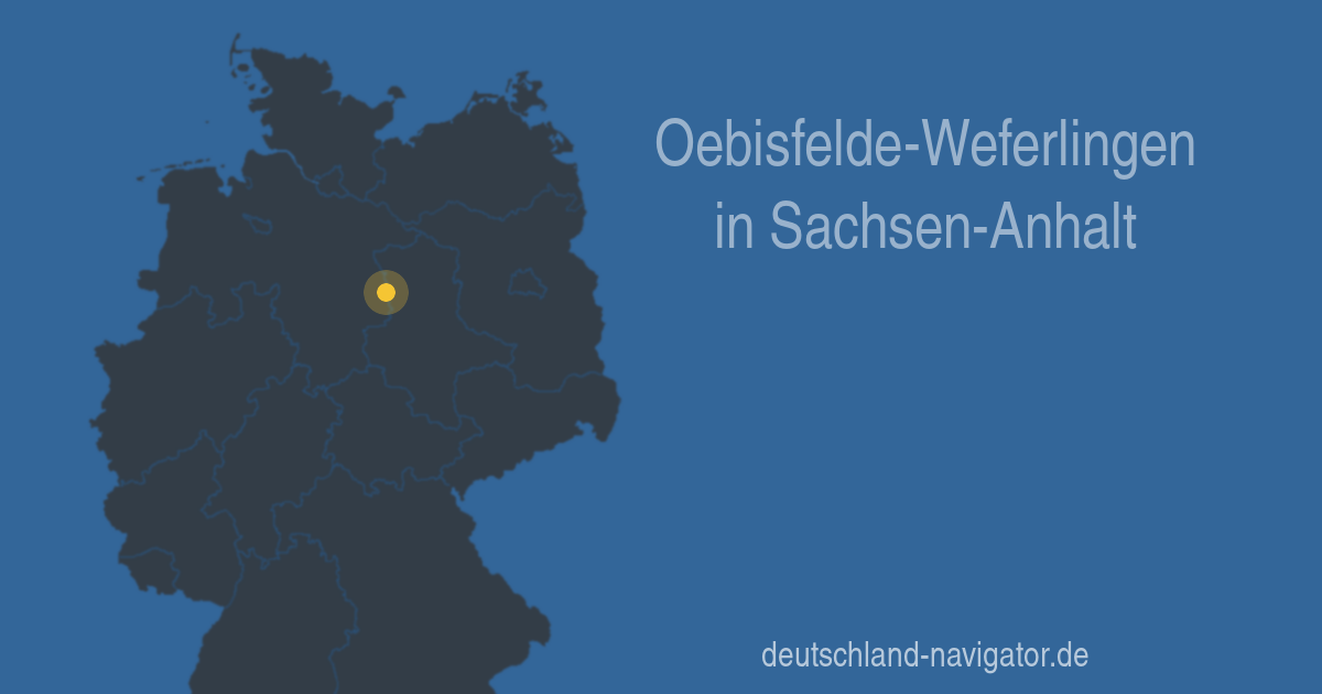 Oebisfelde-Weferlingen in Sachsen-Anhalt - Karte, Infos und ...
