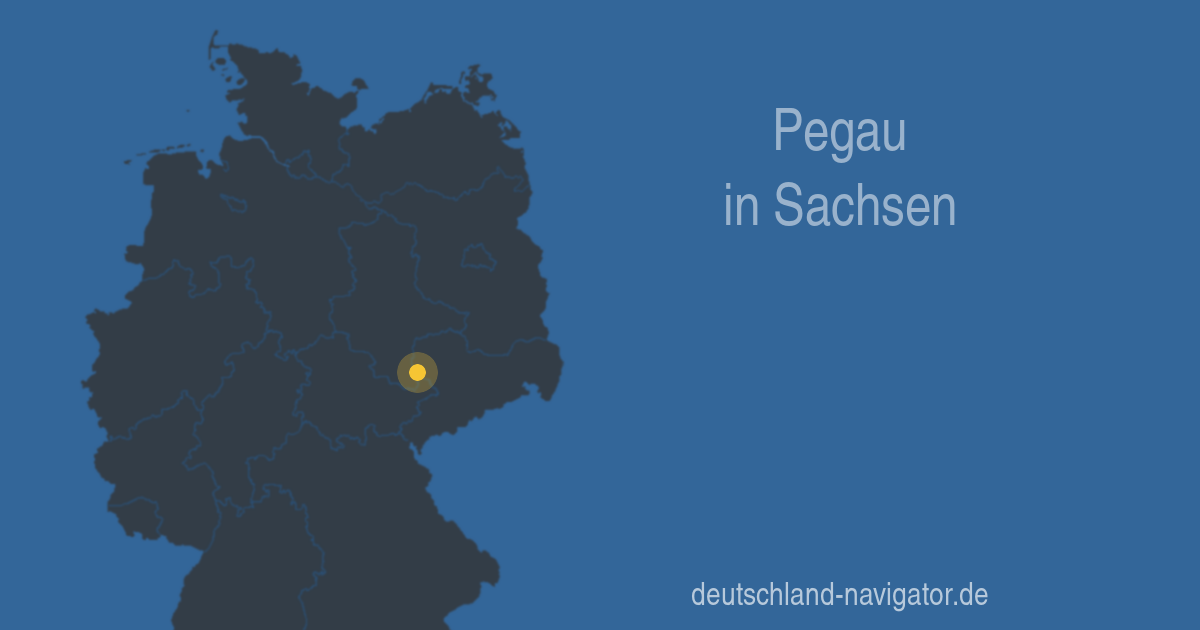 Pegau in Sachsen - Karte, Infos und Wissenswertes über Pegau