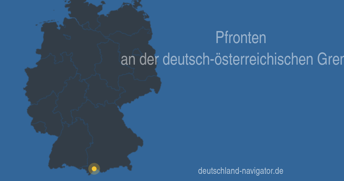 Pfronten an der deutsch-österreichischen Grenze (Bayern) - Stadtplan ...