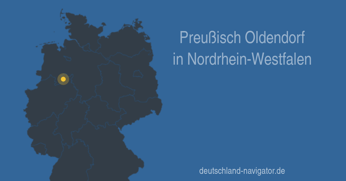 Preußisch Oldendorf in Nordrhein-Westfalen - Karte, Infos und ...