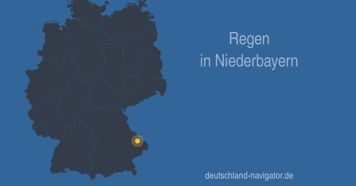 Regen in Niederbayern (Bayern) - Stadtplan, Routenplaner und mehr