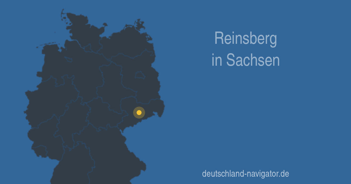Reinsberg in Sachsen - Karte, Infos und Wissenswertes über Reinsberg