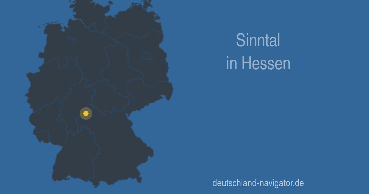 Sinntal in Hessen - Karte, Infos und Wissenswertes über Sinntal