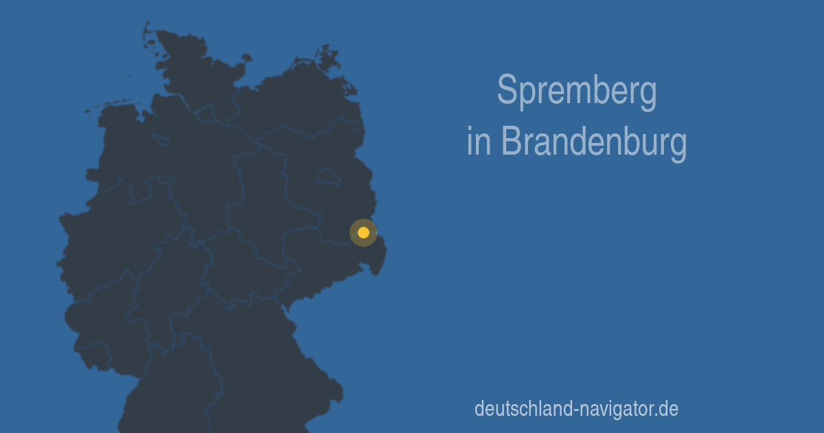 Spremberg in Brandenburg - Karte, Infos und Wissenswertes über Spremberg