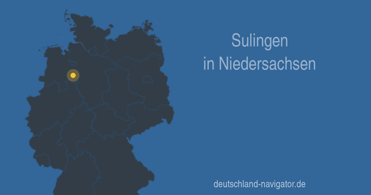 Sulingen in Niedersachsen - Karte, Infos und Wissenswertes über Sulingen