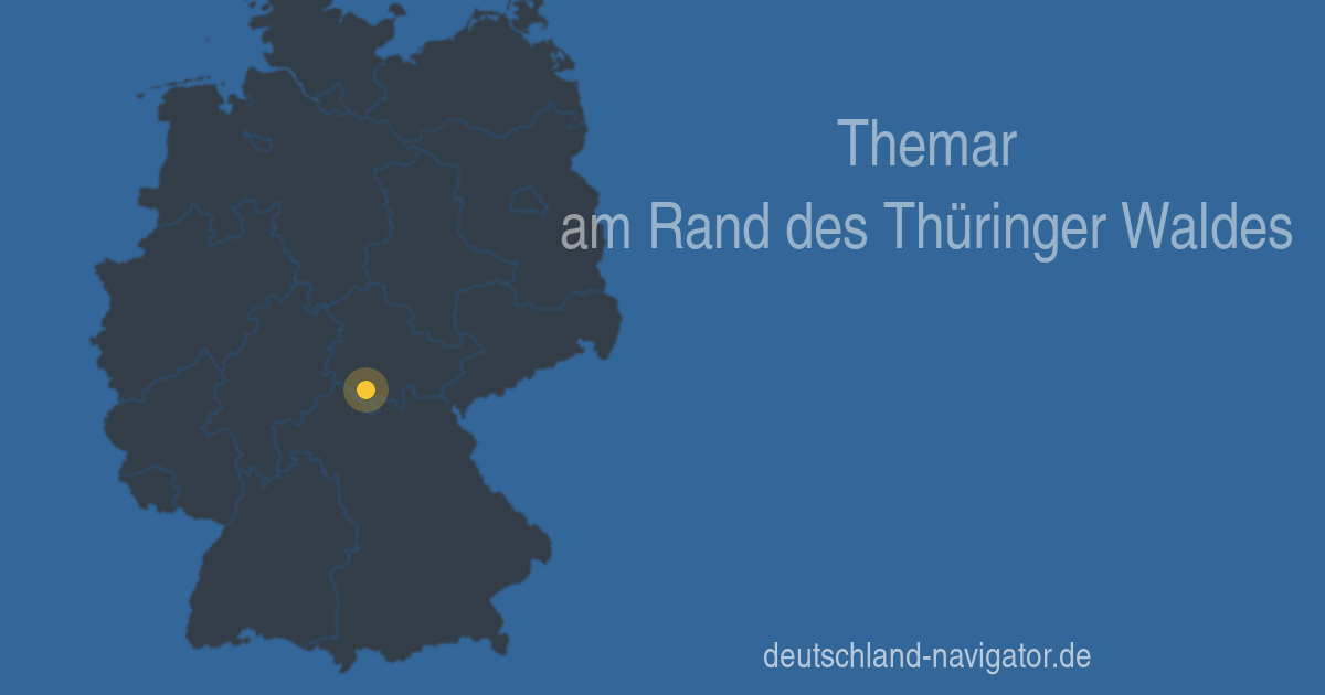 Themar am Rand des Thüringer Waldes (Thüringen) - Stadtplan ...