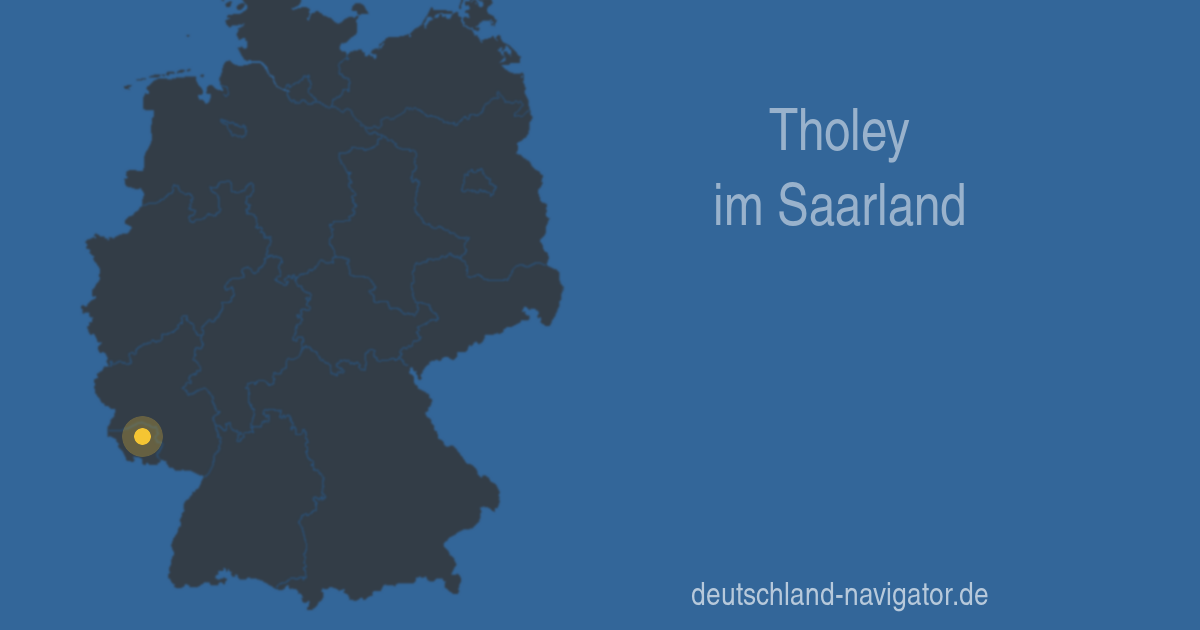 Tholey im Saarland - Karte, Infos und Wissenswertes über Tholey