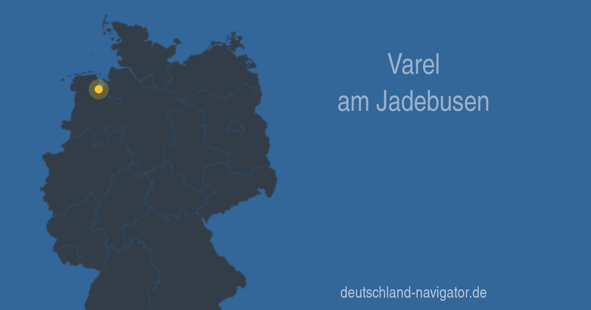 Varel am Jadebusen (Niedersachsen) - Stadtplan, Routenplaner und mehr