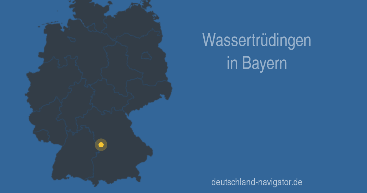 Wassertrüdingen in Bayern - Karte, Infos und Wissenswertes über ...