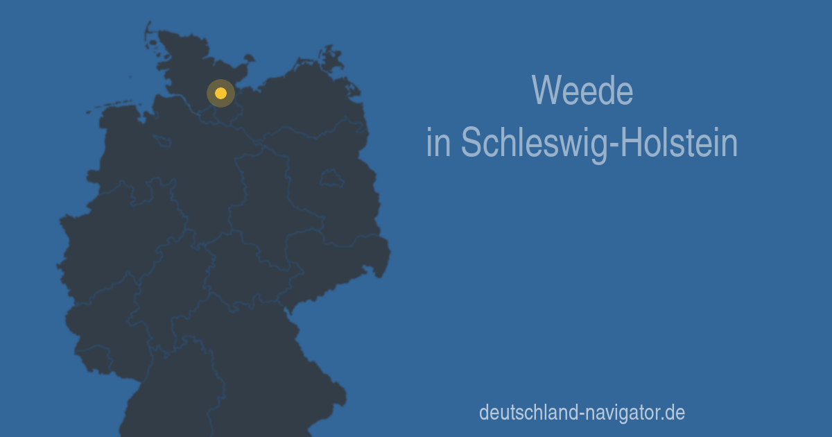 Weede in Schleswig-Holstein - Karte, Infos und Wissenswertes über Weede
