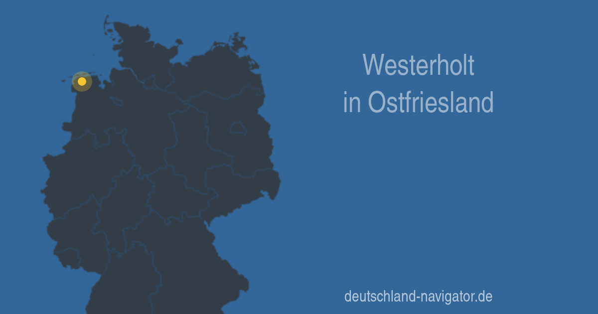 Westerholt in Ostfriesland (Niedersachsen) - Stadtplan, Routenplaner ...