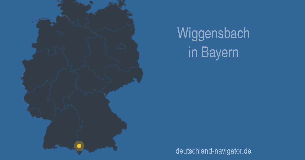 Wiggensbach in Bayern - Karte, Infos und Wissenswertes über Wiggensbach